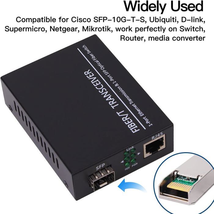 Module SFP+ en cuivre RJ45 haute vitesse 10GBase-T – Jusqu'à 30 m avec ...