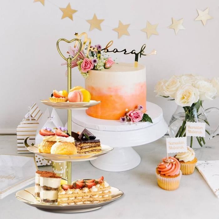 5 Sets Support À Gâteau Présentoir À Gâteaux Accessoires Pour Stand À ...