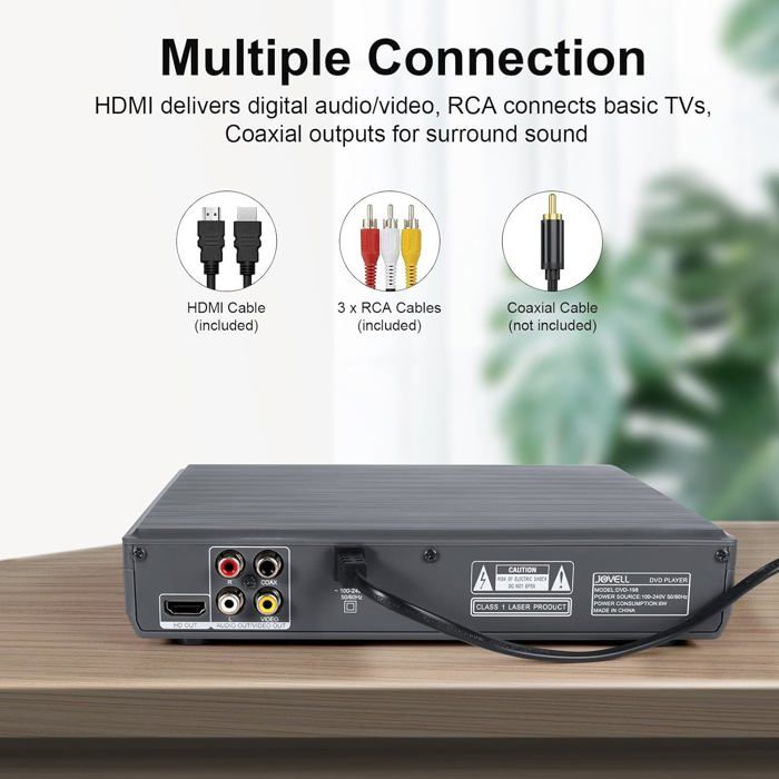 Lecteur DVD Région Libre pour Télévision, Suréchantillonnage 1080P ...