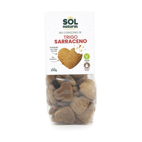 SOL NATURAL - Biscuits coeur de sarrasin au sirop de maïs 250 g ...