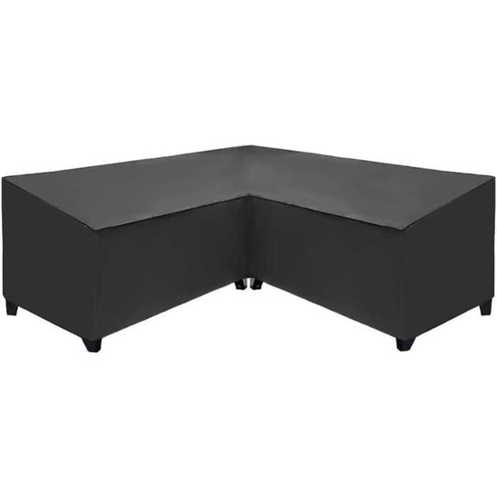 Housse Canapé d'angle de Jardin Étanche, Bâche de Protection Salon en ...