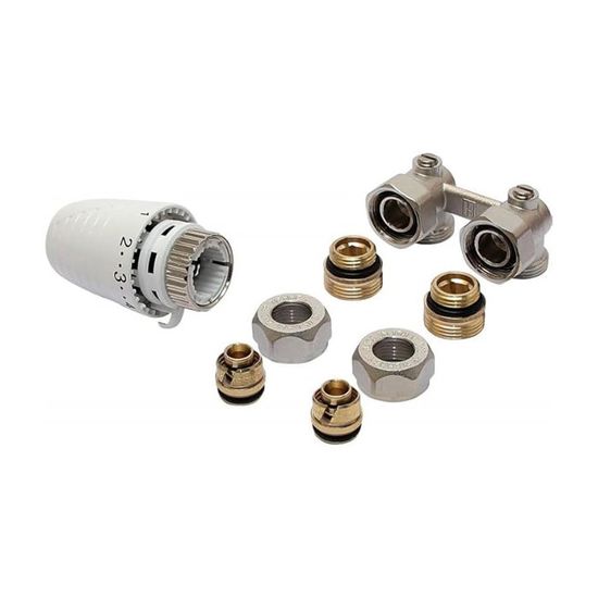 Honeywell kit de Robinet thermostatique p.radiateur Universal integre 1 ...
