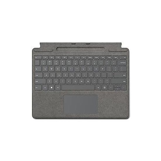 TECLADO INGLES MS SURFACE PRO8 TYPECOVER PLATINUM SILVER ENGLISH INTER ...