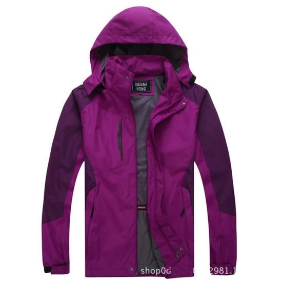 Neutre Vestes d'extérieur Sport Camping Randonnée Doublé Softshell ...