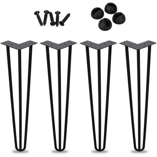 Lot De 4 Pieds De Table En Épingle À Cheveux, Haute Performance ...