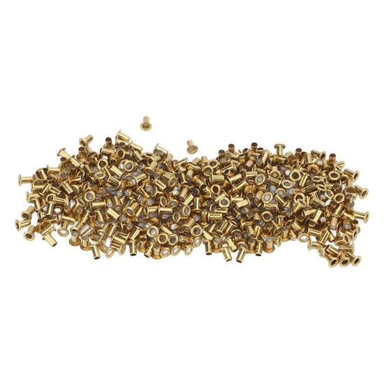 VINGVO Rivets pour vêtements 500 pièces Rivets creux 65 Surfaces de ...