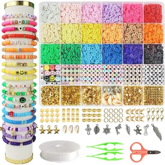 Kit de fabrication de bracelet de perles d'argile,YSTP kit de bracelet ...