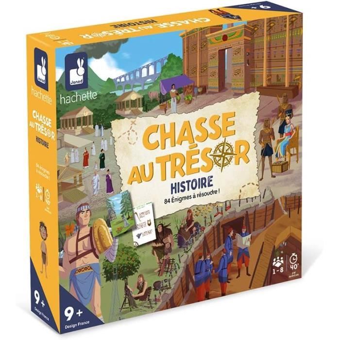 Chasse au Trésor Histoire - Jeu de Société Enfant - Jeu Collaboratif ...