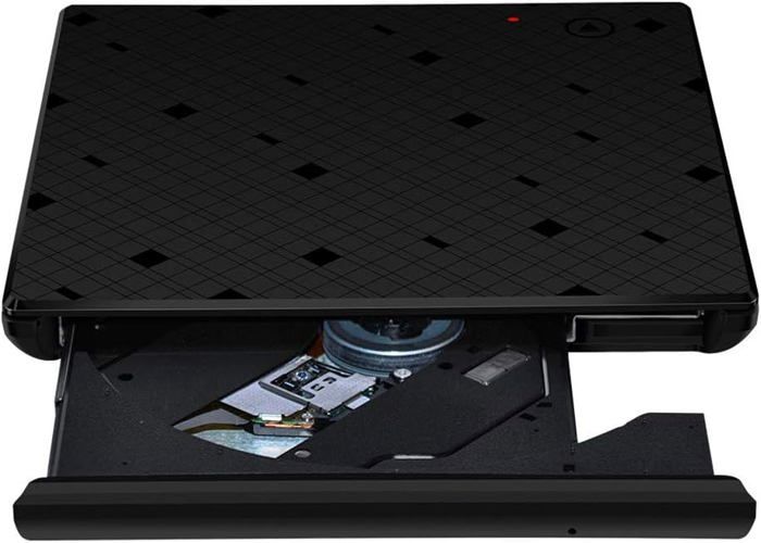 Hiod Externe Lecteur Optique Usb 3.0 Noir Lecteur Cd Dvd + - Rw Très ...