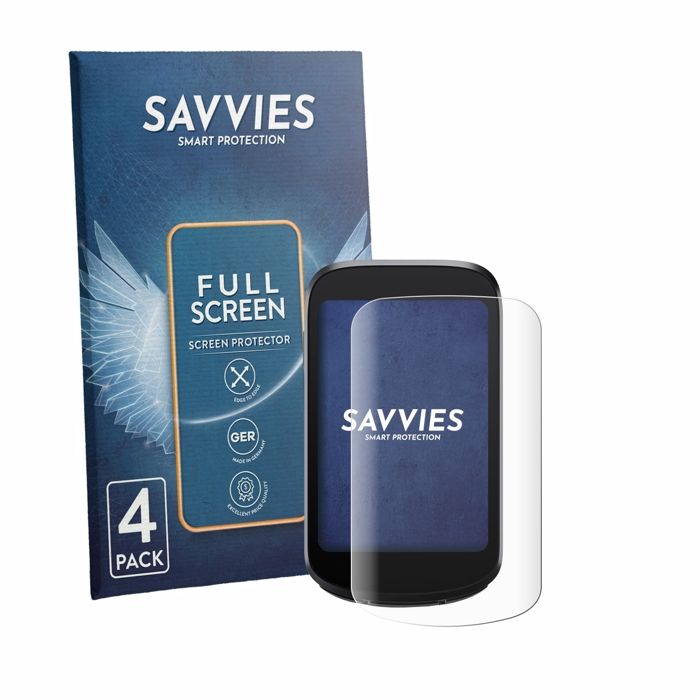 4 Pièces Full-Screen Ecran Protection Savvies pour iGPSPORT BSC500 Full ...