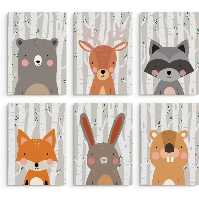 Tableau Enfant Mural Deco-Poster Decoration Chambre-Deco Fille, Garcon ...