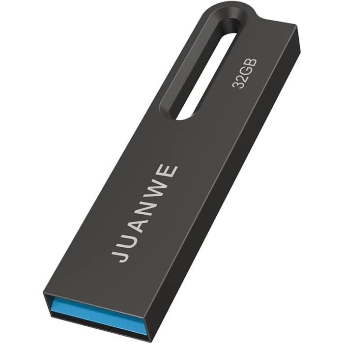 Clé USB 32 Go 3.0, Clef USB 32 Go Métal Clé USB 3.0 Clés USB Étanche Cle USB 32GO Mémoire USB ...