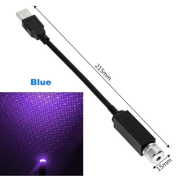 Couleur USB Bleu Bande lumineuse LED RGB pour voiture, lumière d ...