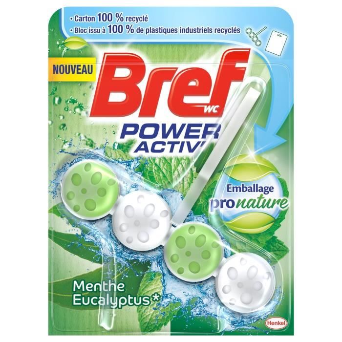 LOT DE 8 - BREF WC Power Activ Pronature Menthe Eucalyptus - la ...
