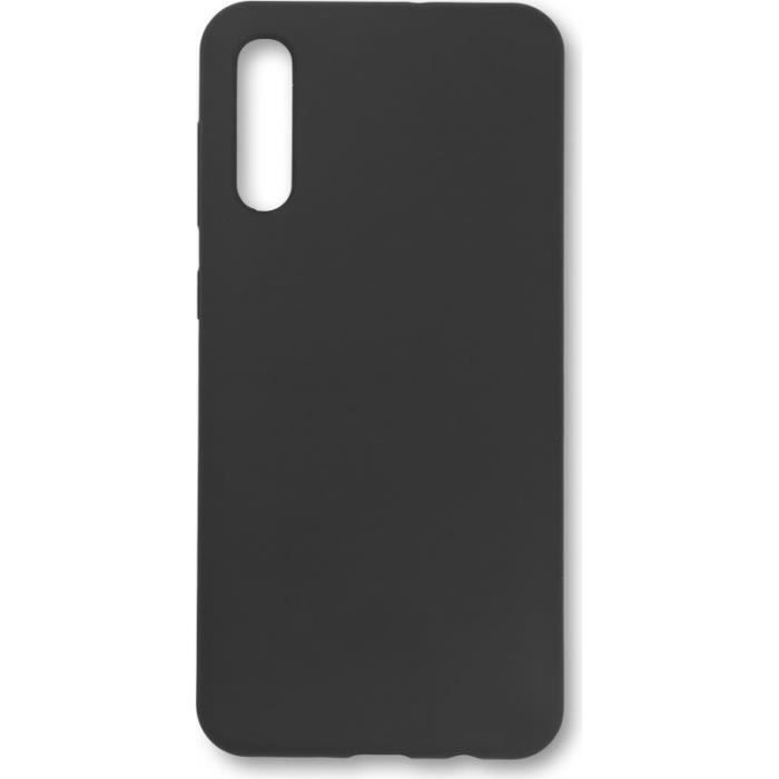 ESTUFF MADRID Samsung Galaxy A50 Silicone case Black silk touch 4 sides ...