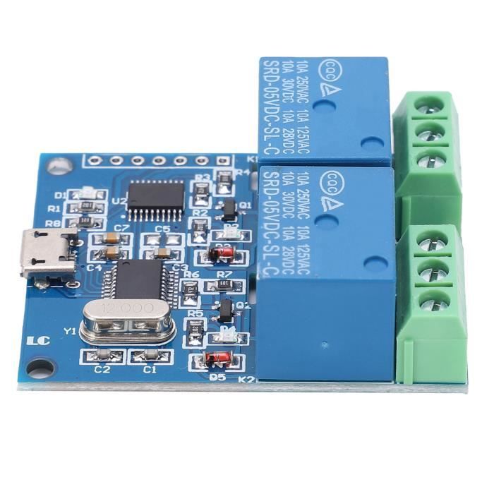 Fdit Module de relais USB 5V Module de relais USB Commutateur de ... Fdit Module de relais USB 5V Module de relais USB Commutateur de ...