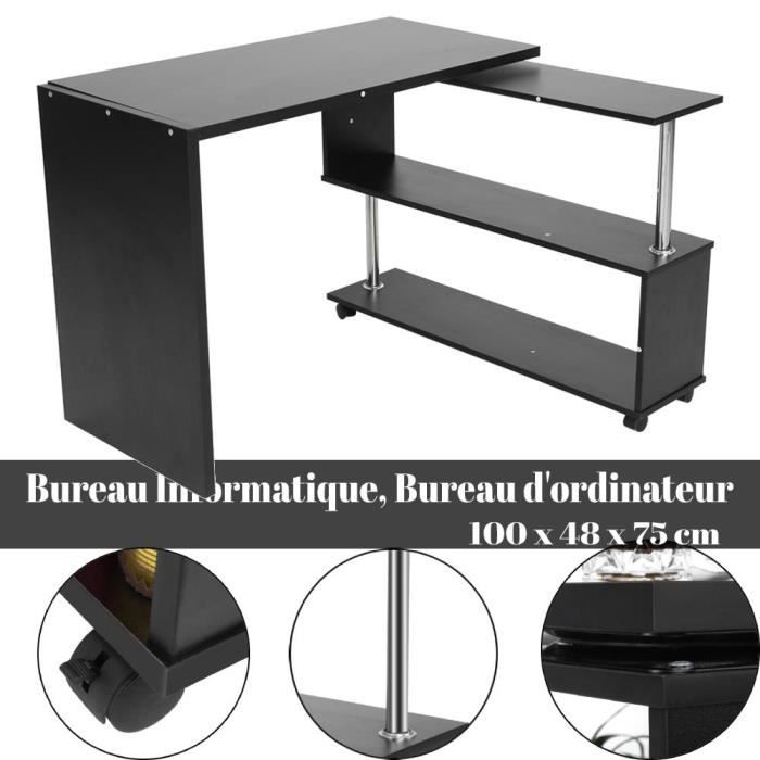 HEG Table De Travail D'Angle Rotatif À 360° Réglable Économiseur D ...