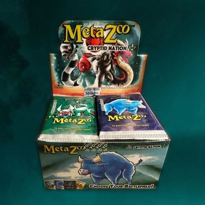 MetaZoo TCG Booster Box Cryptid Nation (2eme edition) - Cdiscount Jeux ...