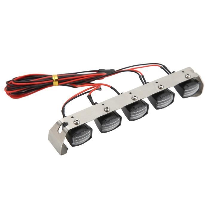 Keenso Barre lumineuse RC RC Light Bar LED Lights Square Toit Lamp DIY ...