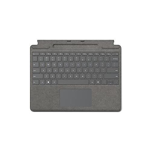 TECLADO INGLES MS SURFACE PRO8 TYPECOVER PLATINUM SILVER ENGLISH INTER ...