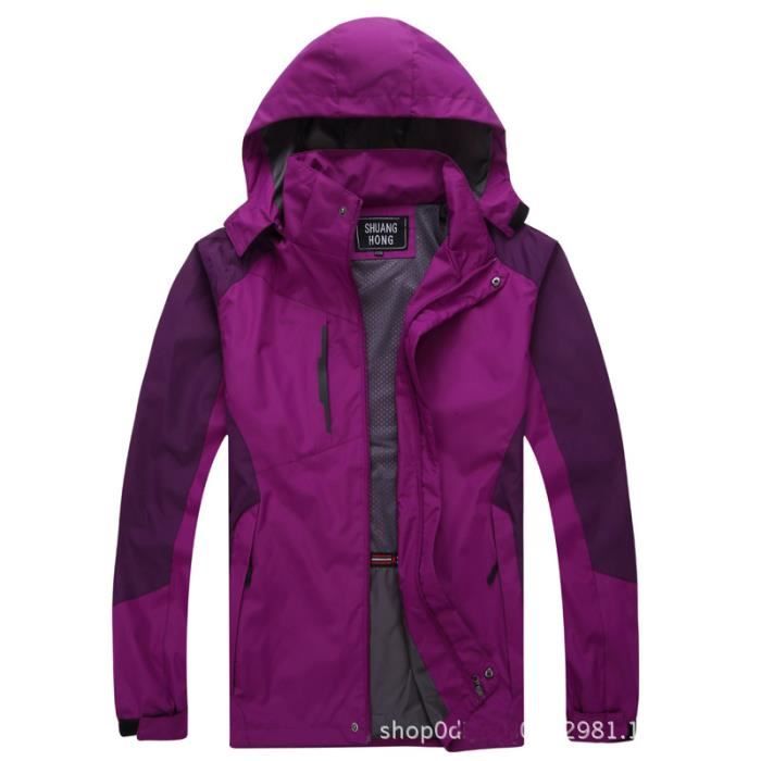 Neutre Vestes d'extérieur Sport Camping Randonnée Doublé Softshell ...