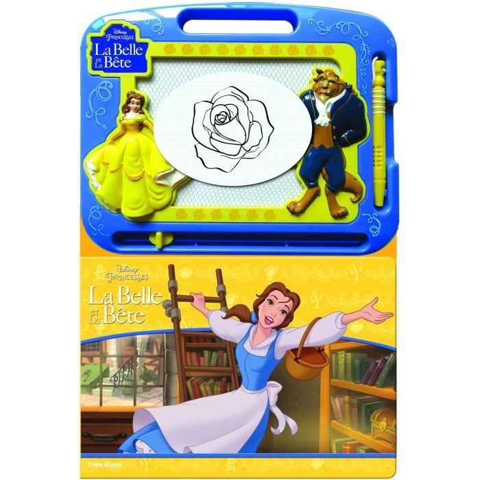 DISNEY LA BELLE ET LA BETE Un tableau magnétique et stilet - Livre ...