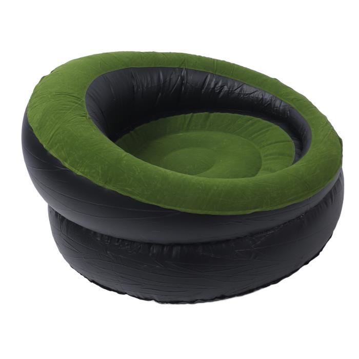 LAN chaise longue gonflable Canapé gonflable en PVC floqué, chaise ...