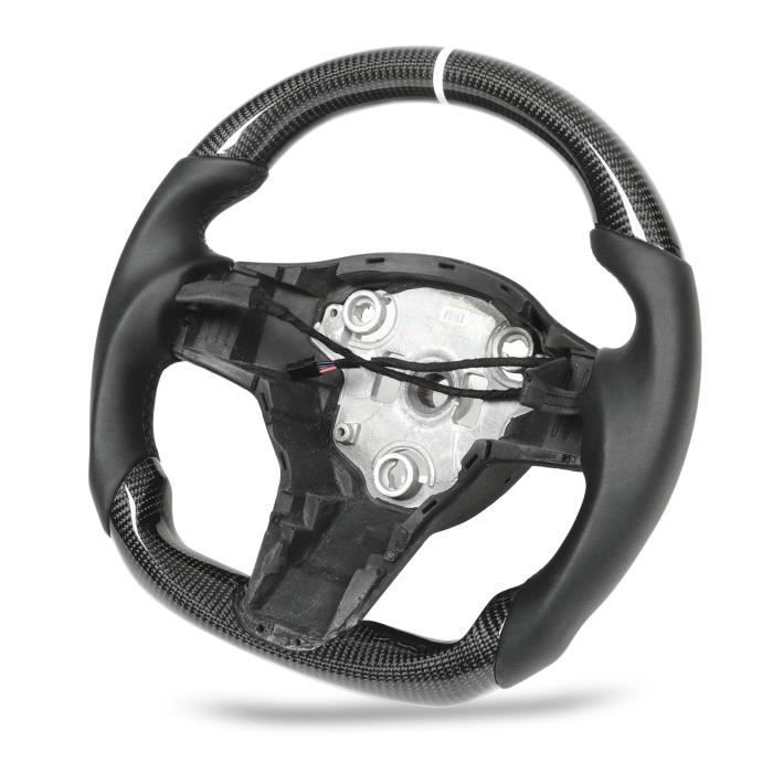 Sonew Volant de course sport Volant de Voiture Aramox pour Modèle 3 Y ...