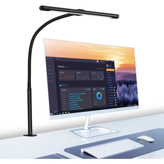 EYOCEAN Lampe de Bureau 12W Lampe d'Architecte, lampe de travail avec ...