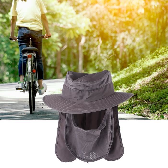 Tbest Chapeau de protection solaire Casquette de Chasse de Pêche ...
