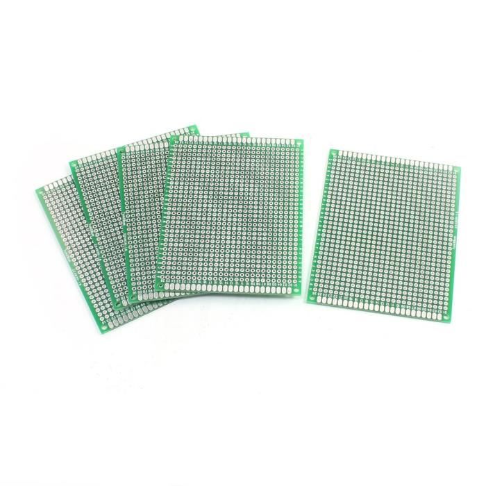 Sourcingmap 5Pcs Carte De Prototypage Pcb Prototype Plaque Circuit ...