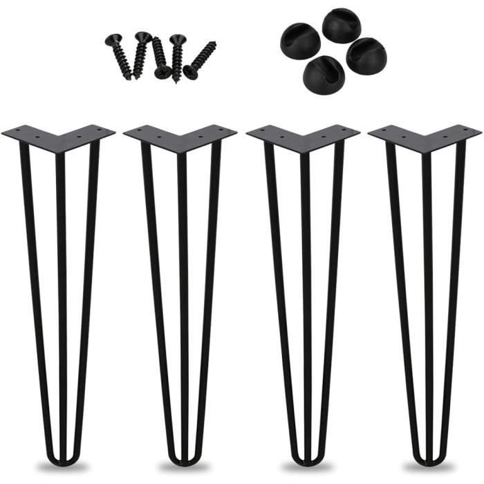 Lot De 4 Pieds De Table En Épingle À Cheveux, Haute Performance ...