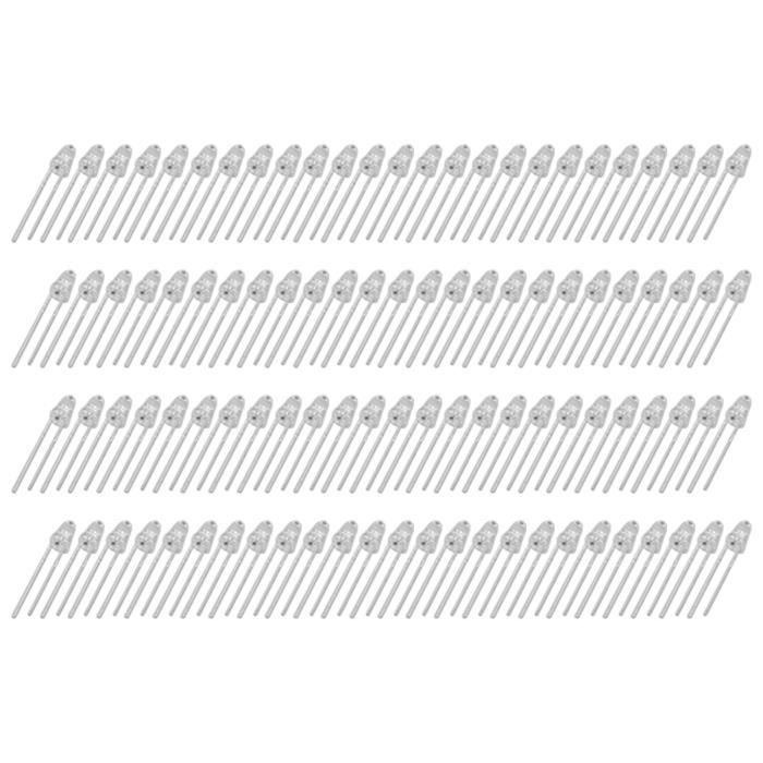 YOSOO Diode électroluminescente 100 Pcs LED Diode 3mm 8 Couleurs LED ...