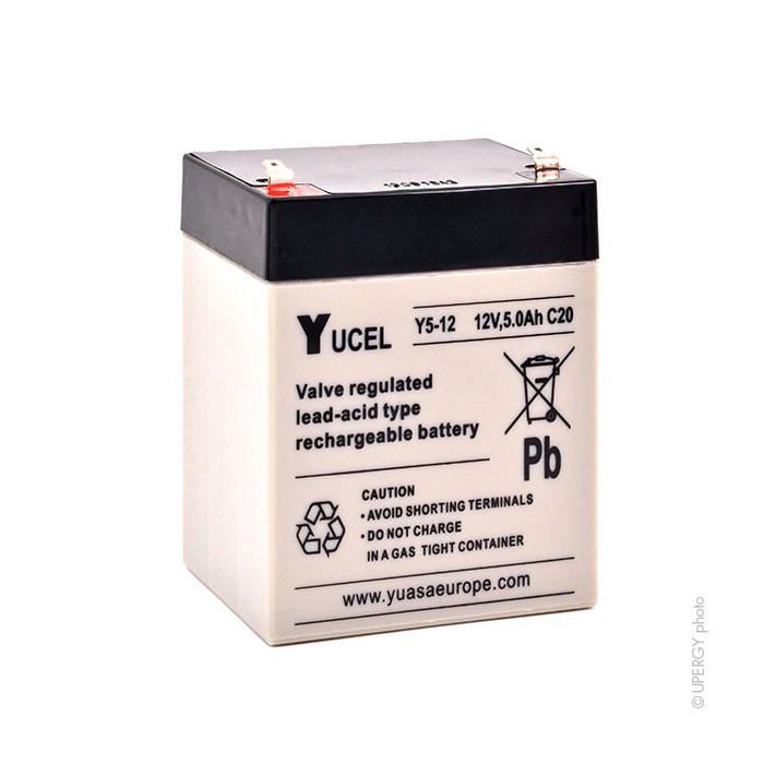 Yucel - Batterie plomb AGM YUCEL Y5-12 12V 5Ah F4.8-Yucel - Cdiscount ...