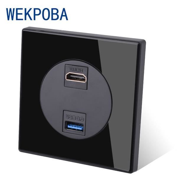 INTERRUPTEUR,HDMI USB3.0-220-250V--interrupteur mural 3-4 voies, 1-2-1 ...
