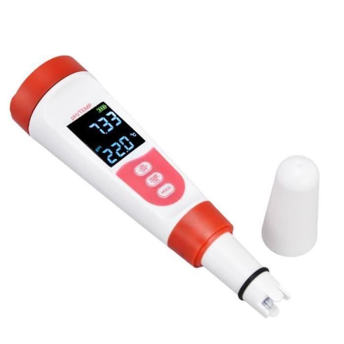 Zerone PH-mètre portable Testeur de PH Forte opérabilité Mode LCD ...