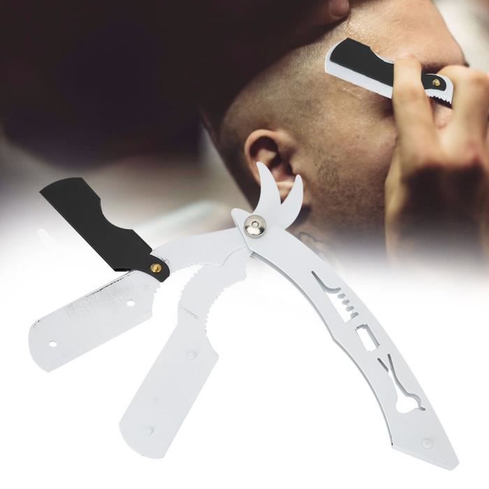 JIN Porte-Lame de Rasage Pliable Rétro Porte-Couteau à Raser Rasoir ...