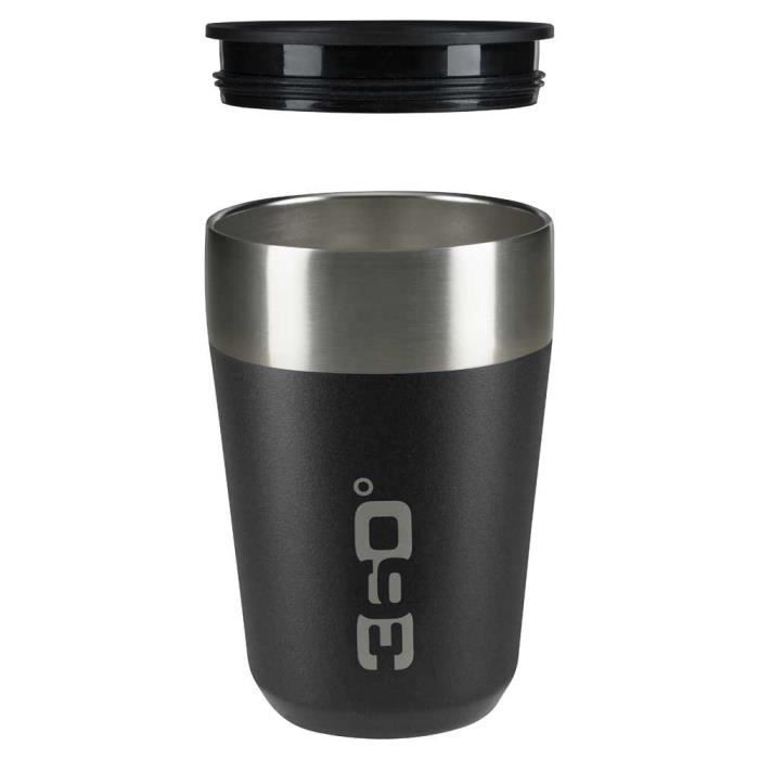 Vaso Aislado - 360 DEGREES - Verre Mixte - Noir - Taille Unique ...
