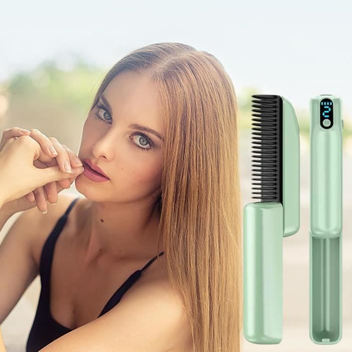 Brosse À Lisser Les Cheveux, Brosse À Cheveux Électrique Avec Ions ...
