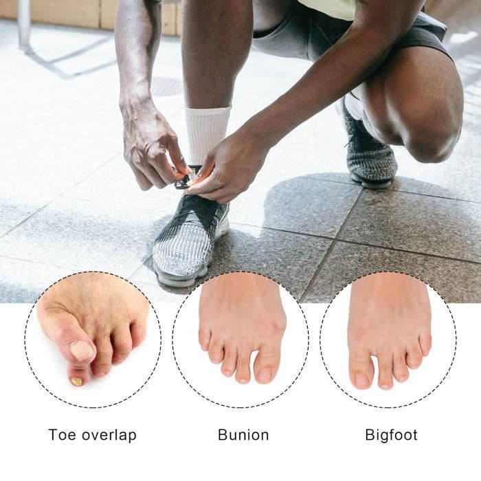 Ecarteur Orteil, Separateur Orteil Hallux Valgus, (4PCS) Redresseur ...