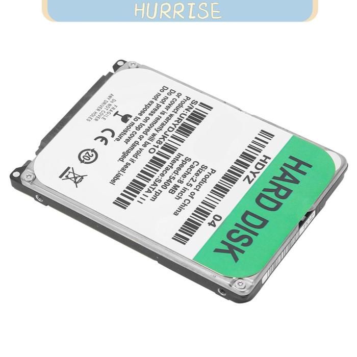 HURRISE Disque Dur Mécanique 2.5in SATA III 8MB Cache Pour Portable et ...