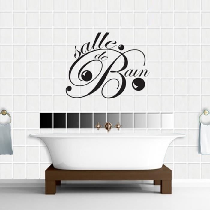 Créative Stickers muraux pour Salle de bain Décoration à la maison ...