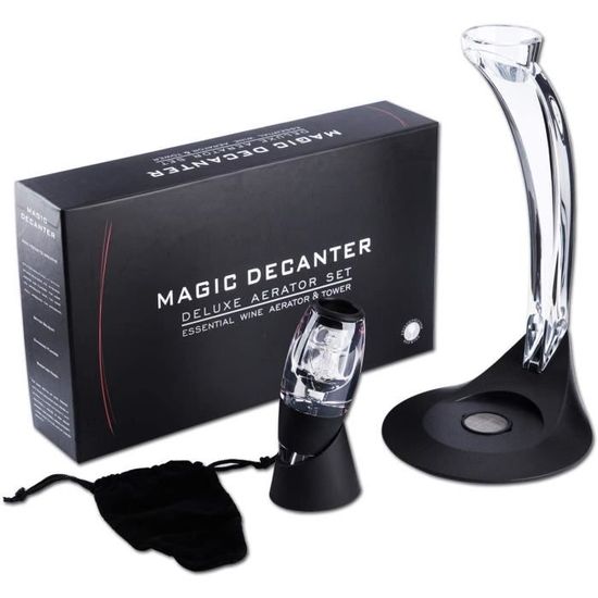 Luxe Decanteur Aérateur à Vin Décanteur pour Vin Rouge Décanteur de vin ...