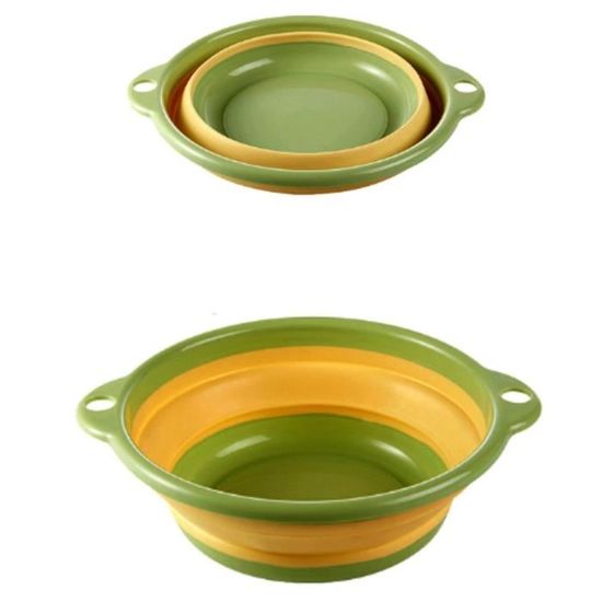 Bassine silicone pliable ronde camping pop up lessive vaisselle GUIZMAX ...