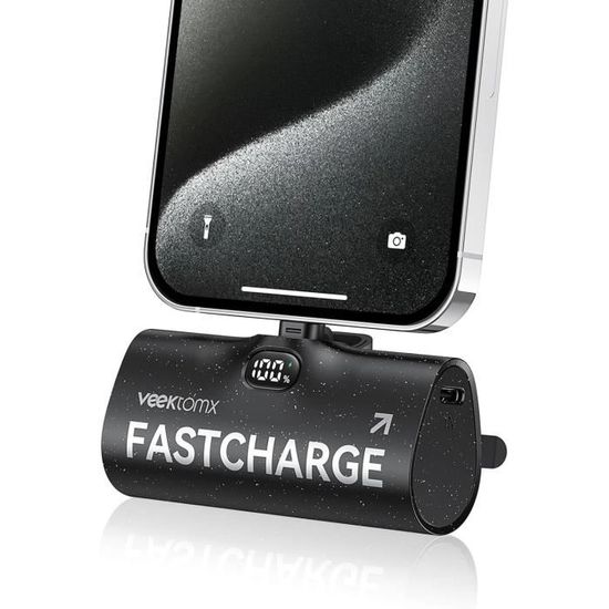 Batterie Externe Iphone 5000 Mah, Mini Power Bank Pd 20W Charge Rapide ...