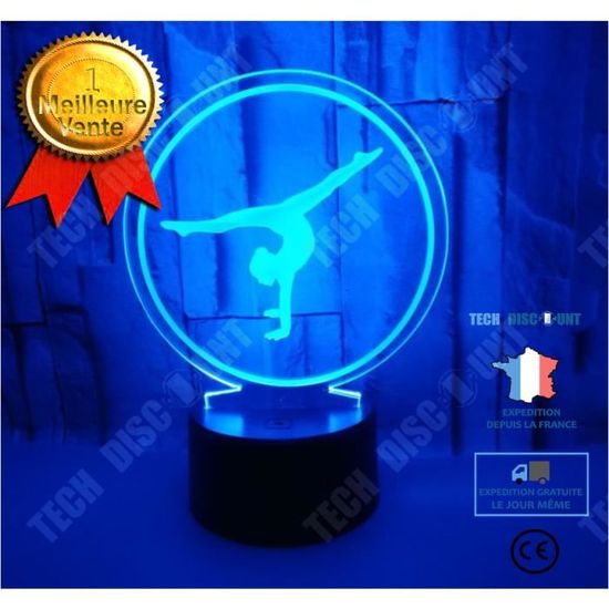 Veilleuse - TD® - Ballet 3D - Lumière colorée tactile - 7 couleurs ...