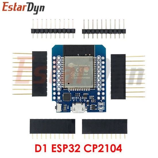 Circuits intégrés,D1 ESP32 CP2104--Carte De Développement D1 Mini Pro V3.0 Nodemcu V2, 4 Mo-16 ...