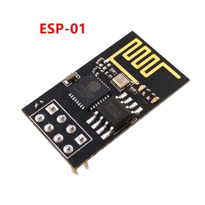 Module WIFI sans fil ESP8266 série ESP01S, adaptateur de programmeur ...