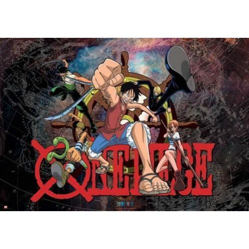 ONE PIECE- Poster grand format Luffy & map (84) - Cdiscount Maison