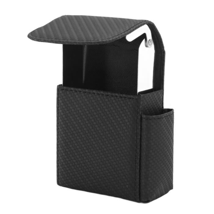 Porte-Cigarette Et Briquet Boîte À Cigarettes En Cuir Pu Motif Tissé ...